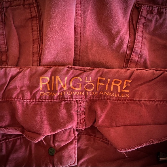 Ring of Fire | Shorts | Ring Of Fire Red Cargo Shorts | Poshmark